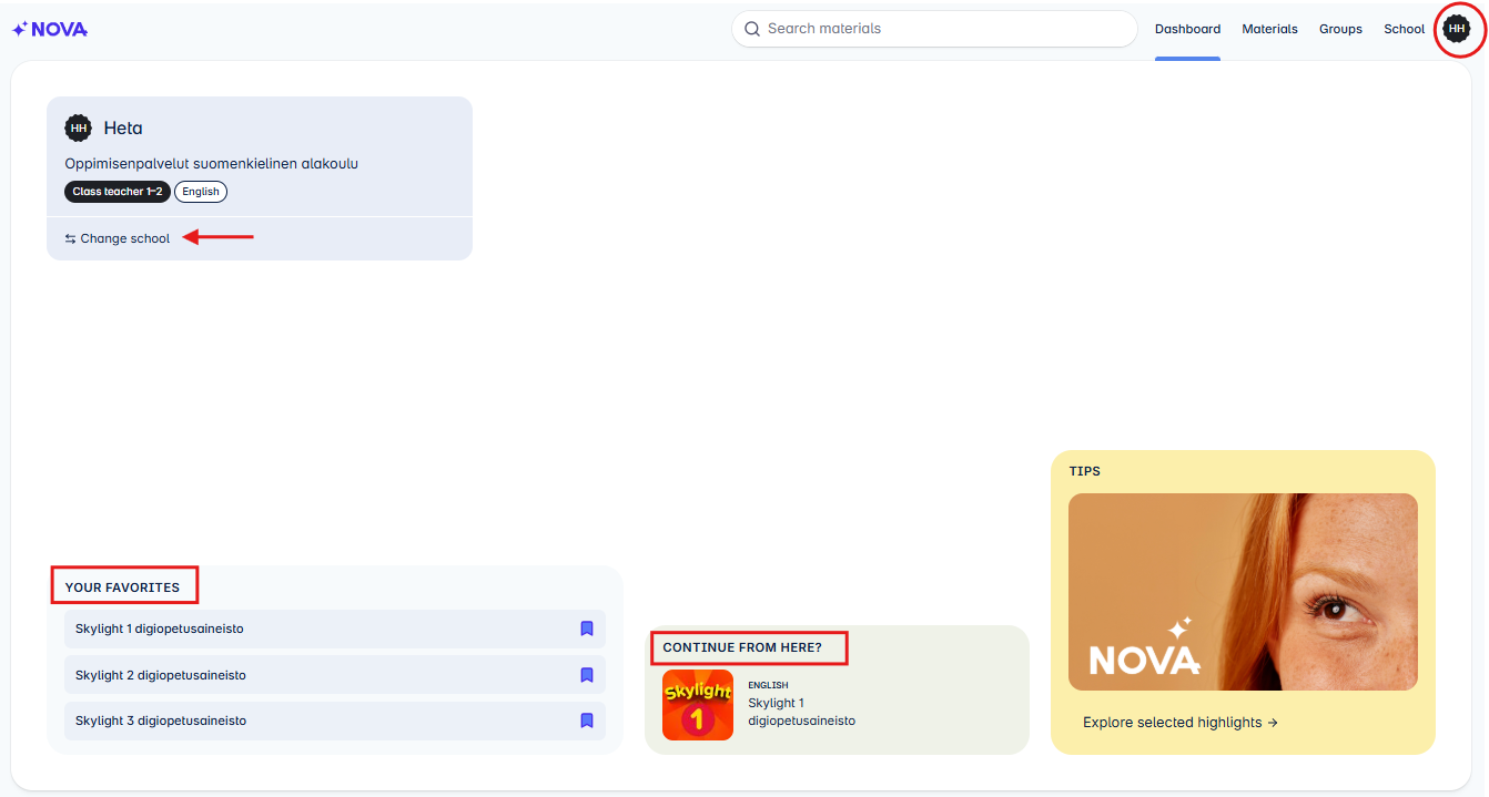 Instructions for teachers - Otava Learning